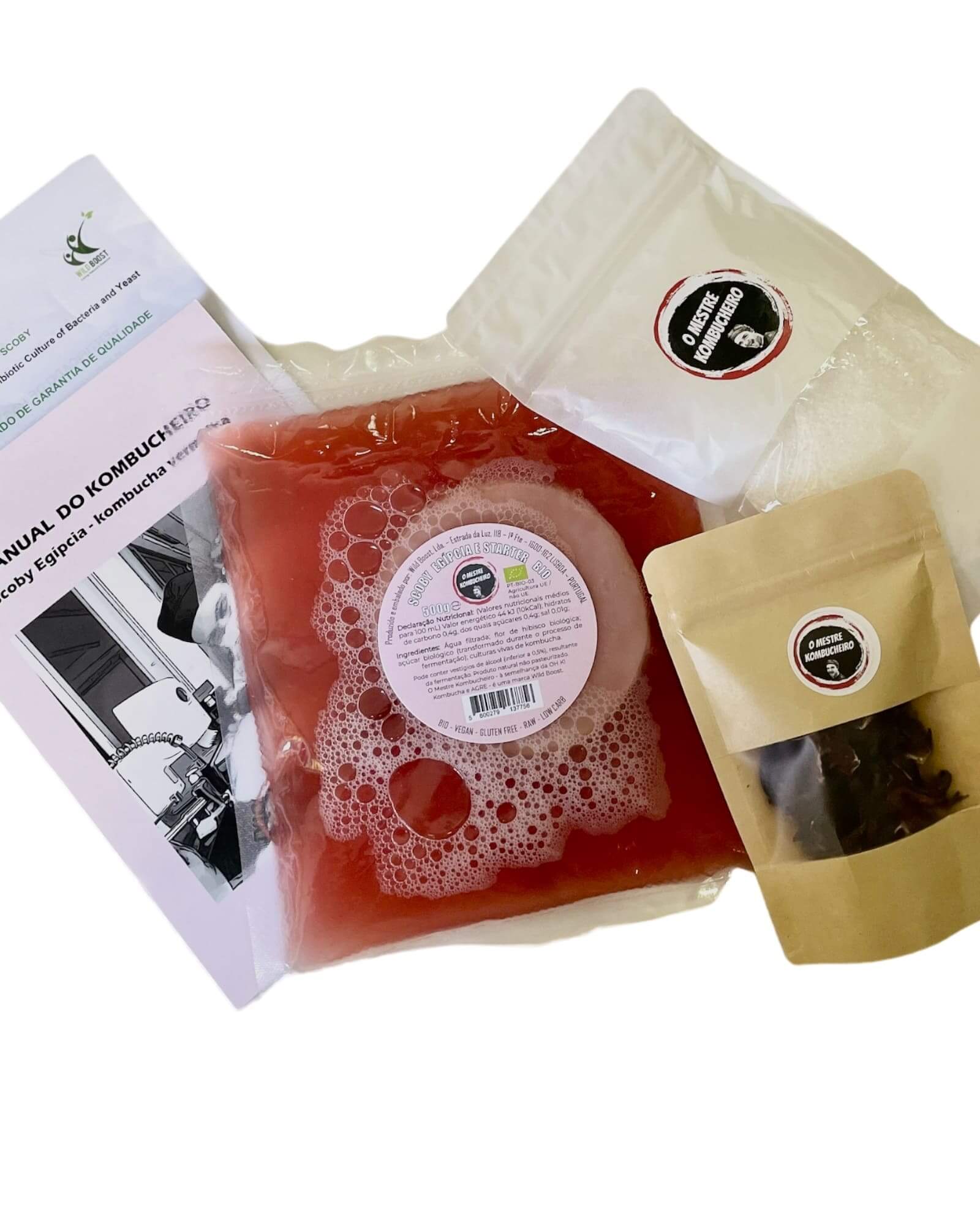 SCOBY STARTER Egípcia - Kit de arranque Bio - KOMBUCHA ARTESANAL PORTUGUESA